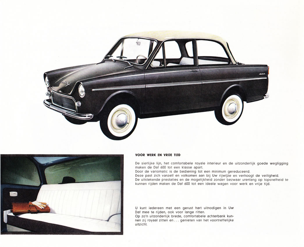 DAF 600 1961 folder