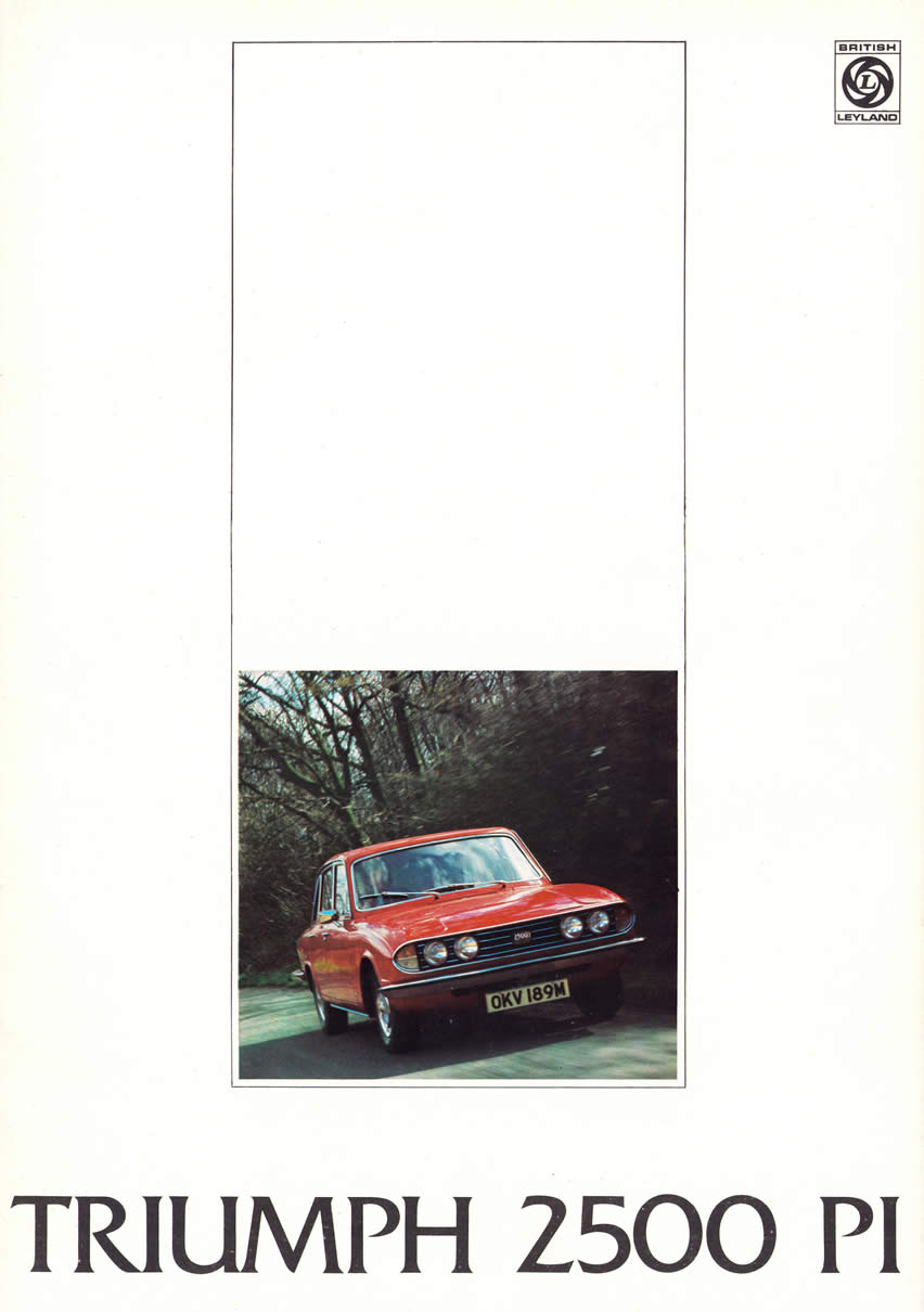 Triumph 2500PI MK2 1974 brochure